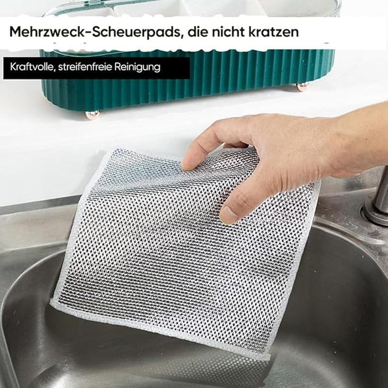 Multipurpose Wire Dishwashing Rags for Wet and Dry, 2024 New Stainless ...