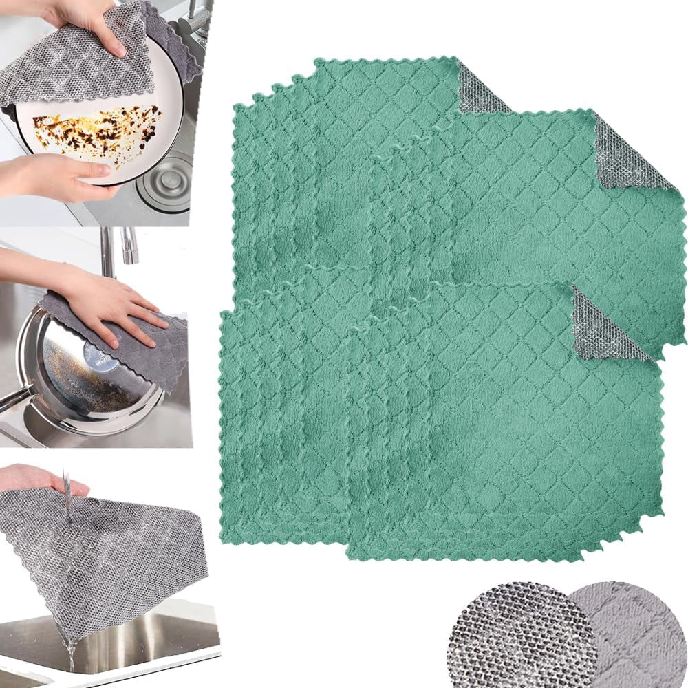 Multipurpose Wire Dishwashing Rags for Wet and Dry, 2024 New Stainless ...
