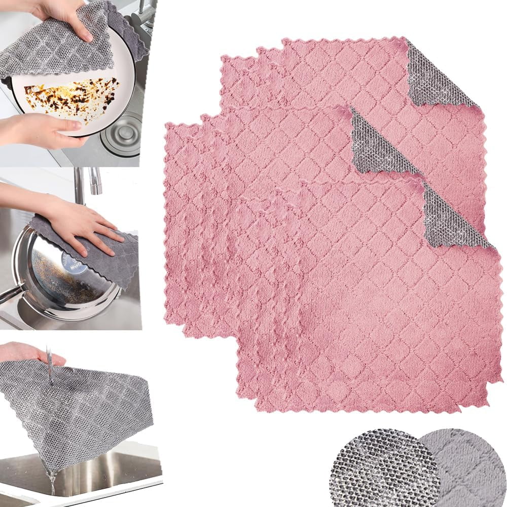 Multipurpose Wire Dishwashing Rags for Wet and Dry, 2024 New Stainless ...