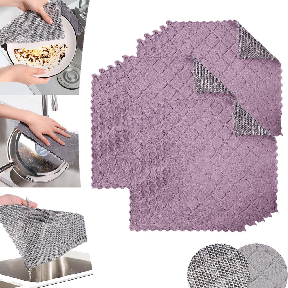 Multipurpose Wire Dishwashing Rags for Wet and Dry, 2024 New Stainless ...