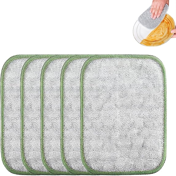 Multipurpose Wire Dishwashing Rags for Wet and Dry,Stainless Steel Wire ...