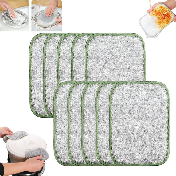Multipurpose Wire Dishwashing Rags for Wet and Dry,Stainless Steel ...