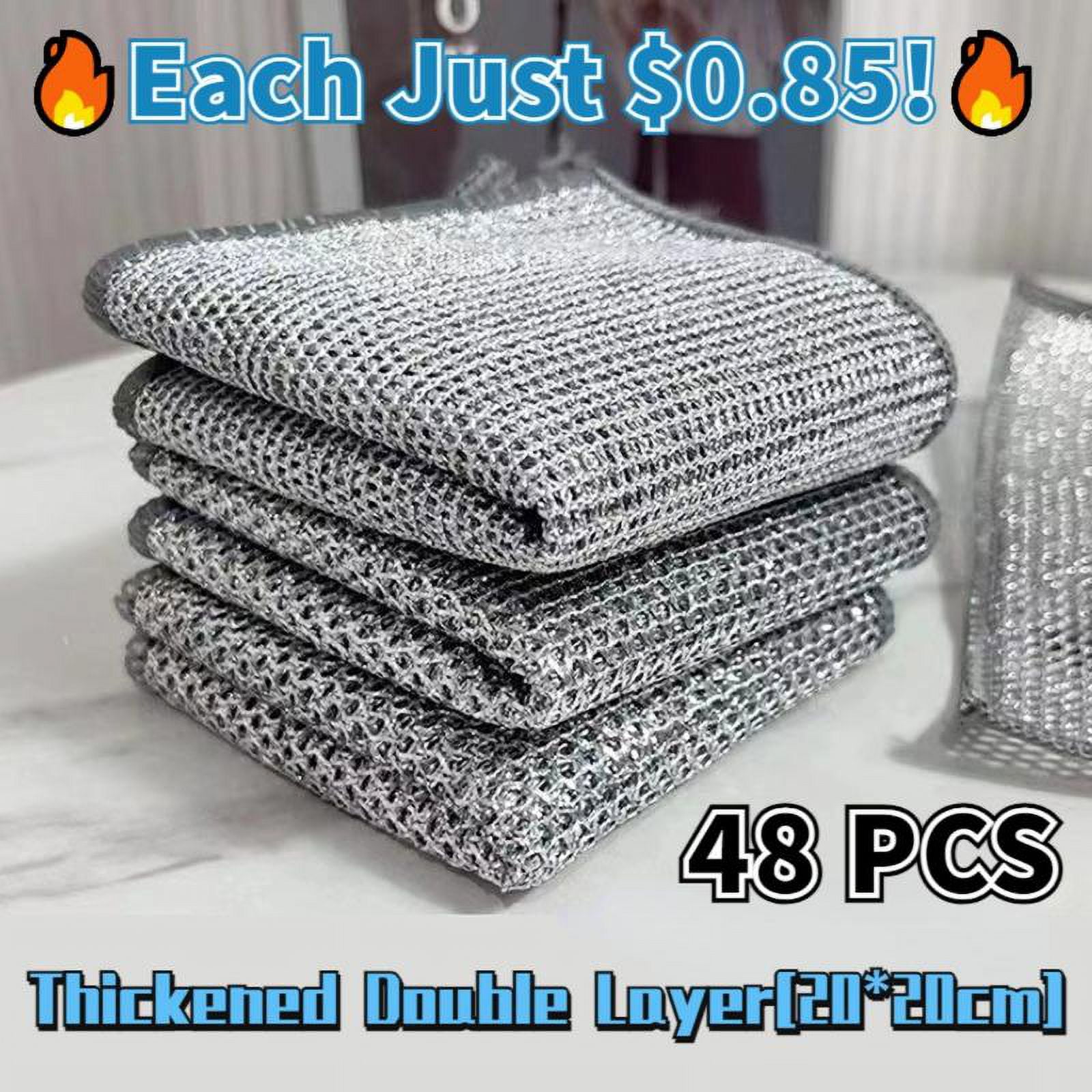 Multipurpose Wire Miracle Cleaning Cloths, 2024 New Scrubbing Wire ...