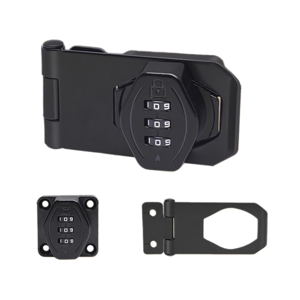Multipurpose Without Key Bifold Door Lock Combination Twist Knob Hasp ...