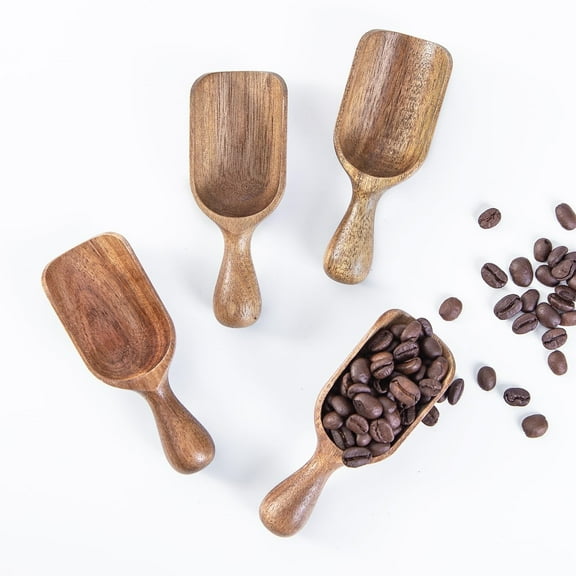 Small Wooden Scoops