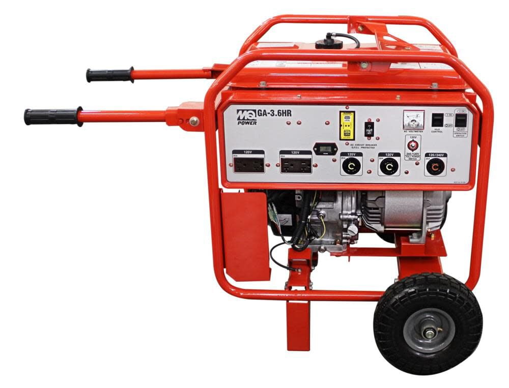 Multiquip 3600 W Generator With Honda Gx240 Engine With Wheel Kit ...