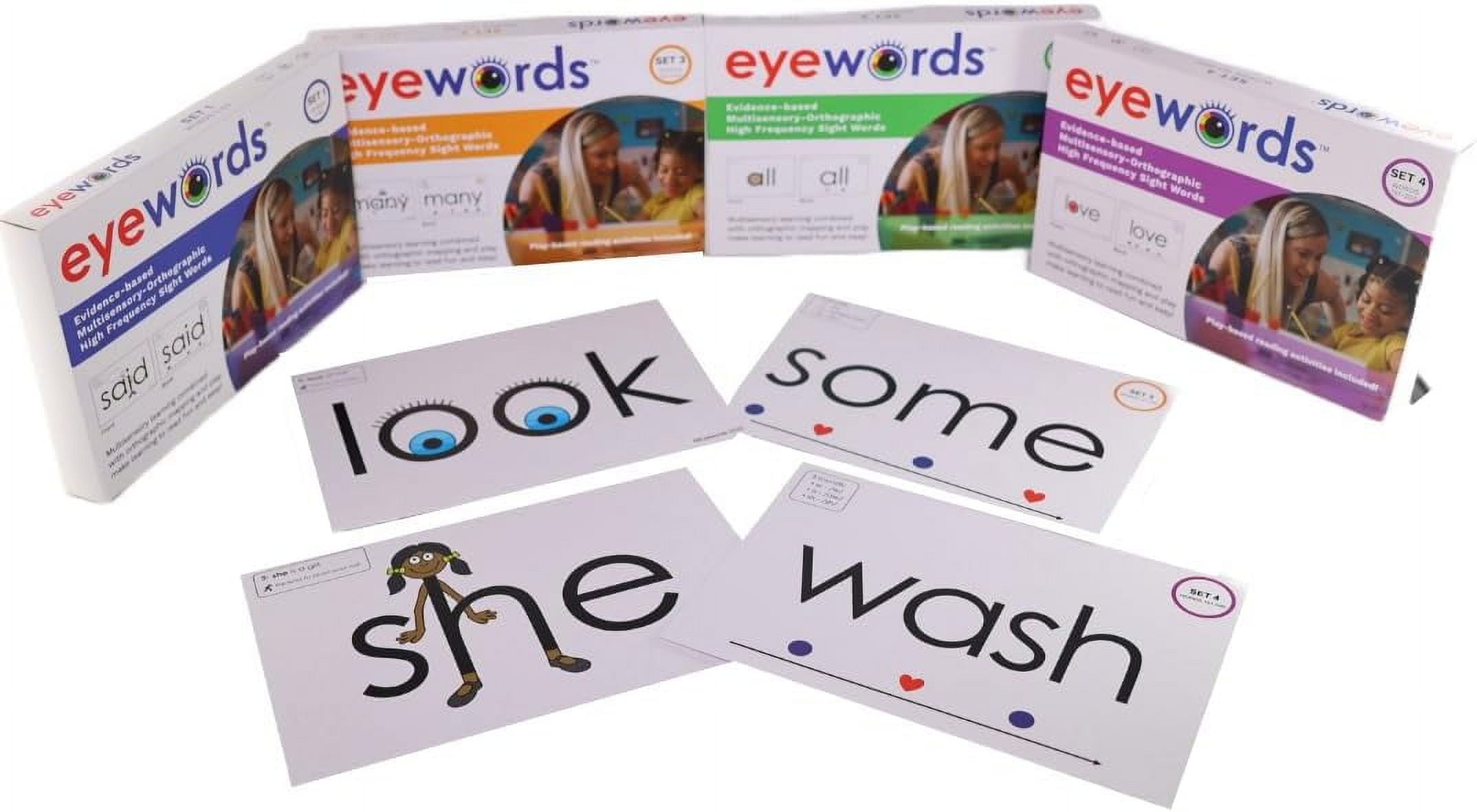 Multisensory-Orthographic High Frequency Teaching Cards Bundle, Sets 1 ...