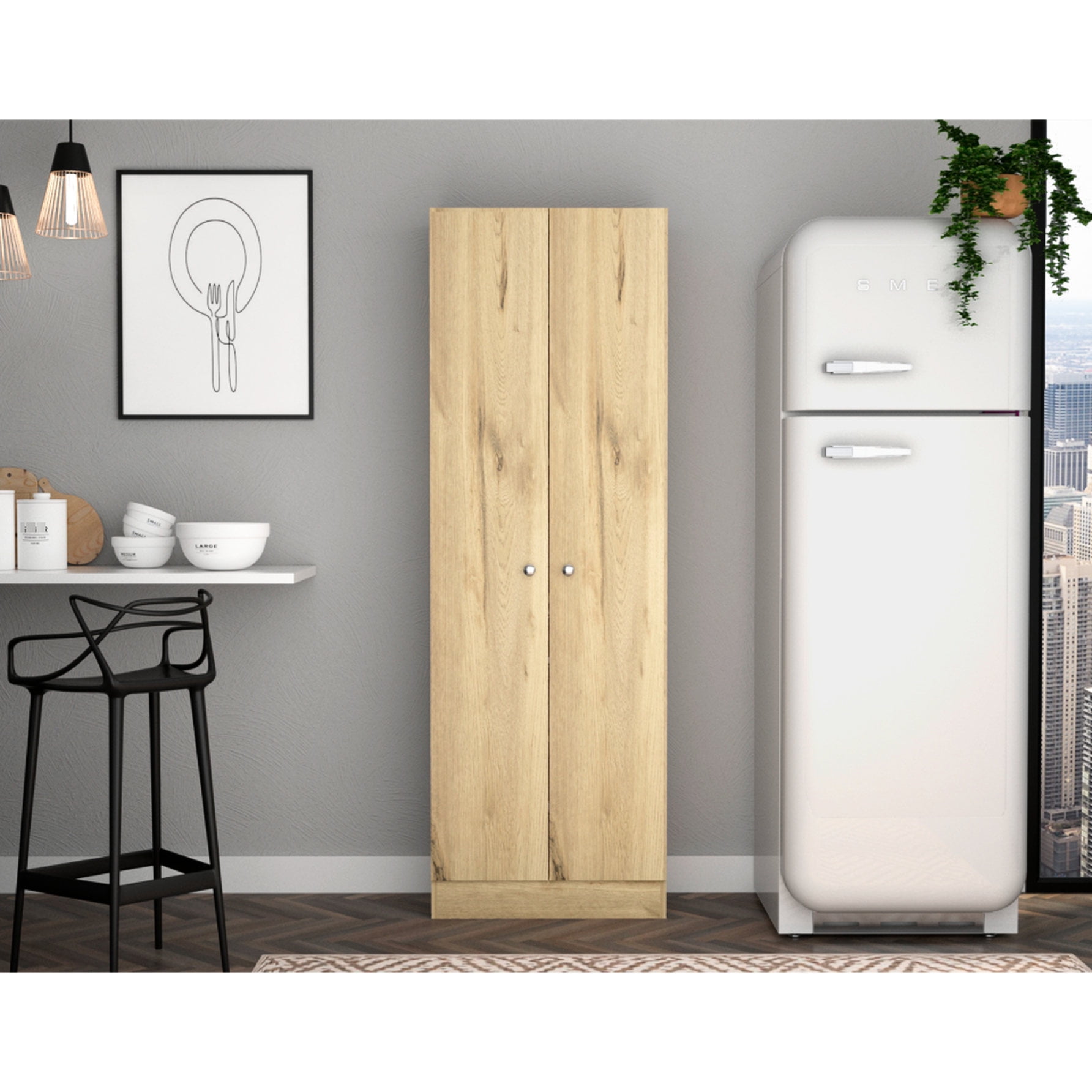 Multistorage Cabinet for Kitchen | Easy to Assemble | 11.80 in. Depth ...
