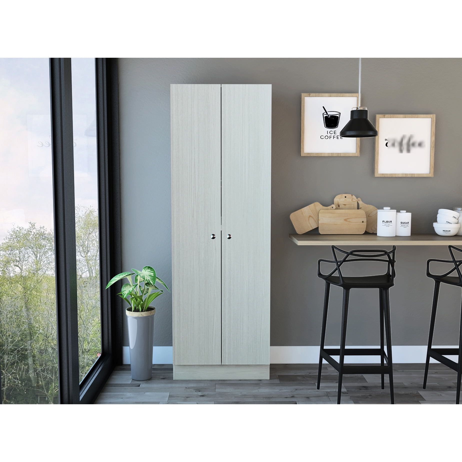 Multistorage Five - Shelf Double Door | Meets Storage Needs in Living ...