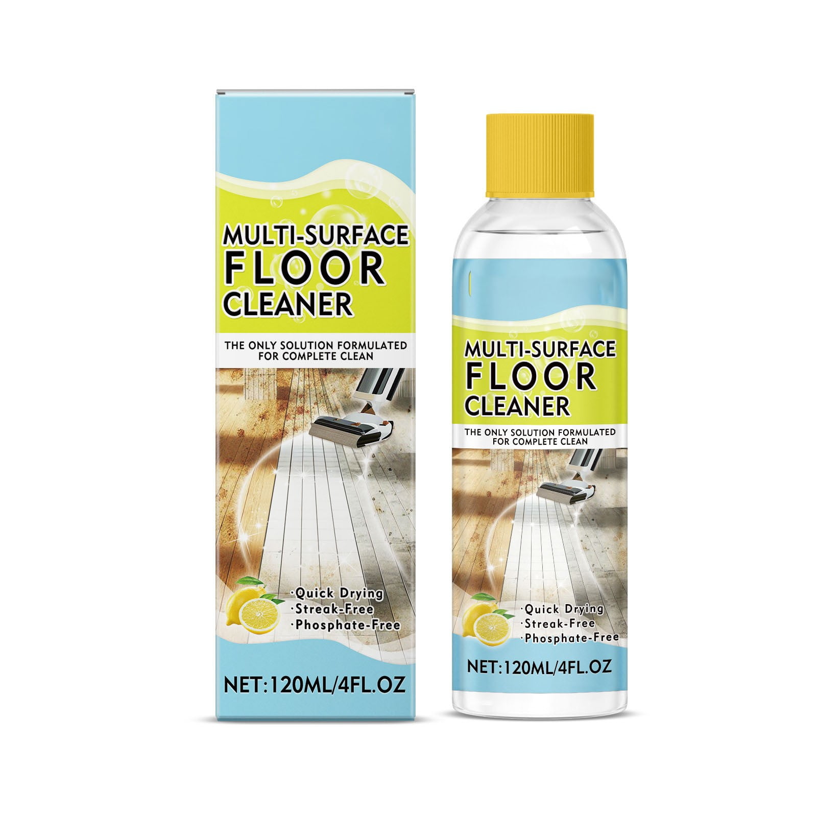 Multisurface Floor Cleaner 4oz, The Only Solution Formulated, Residue ...