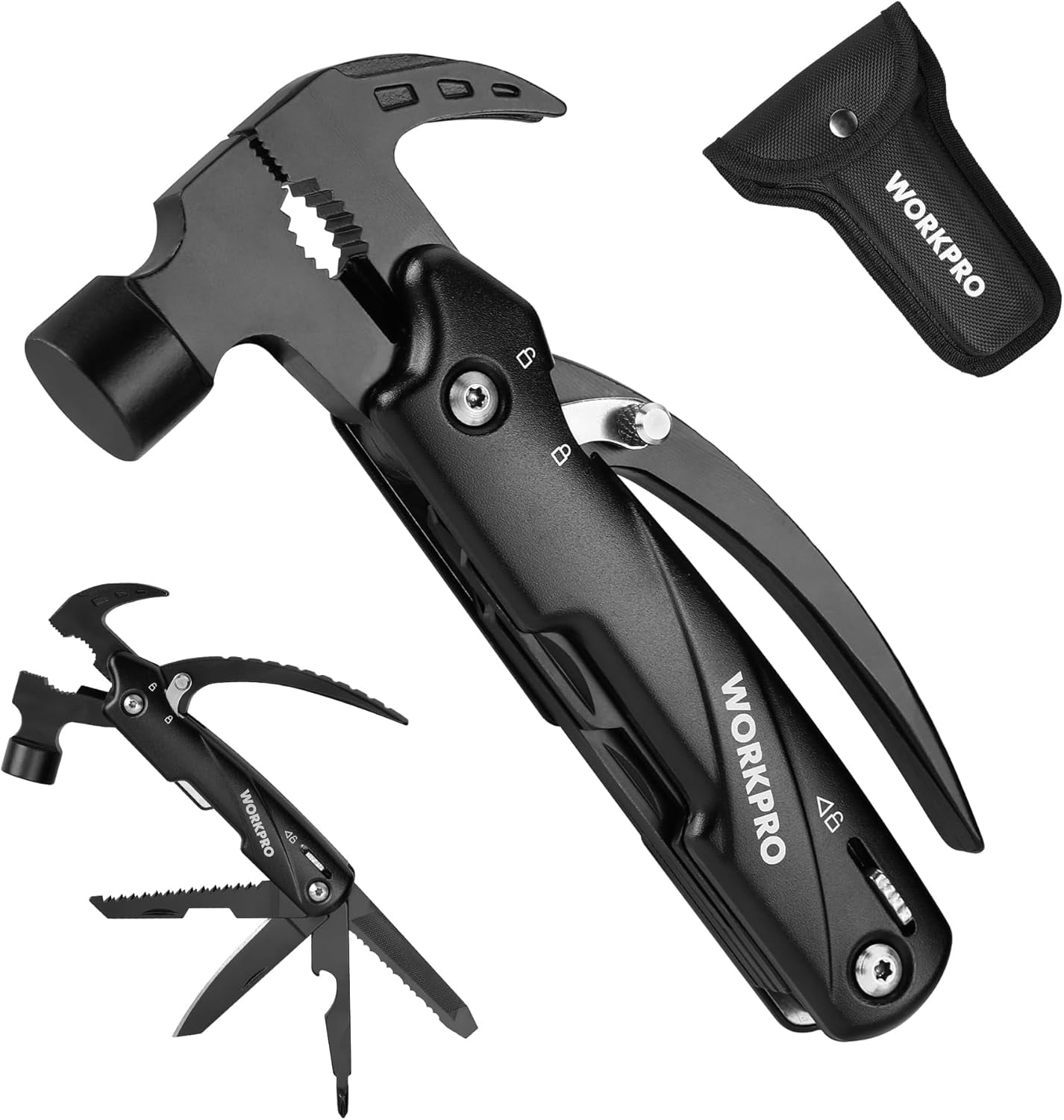 Multitool-12 in 1 Camping Tools with Mini Hammer-EDC Gear Multi Tools ...