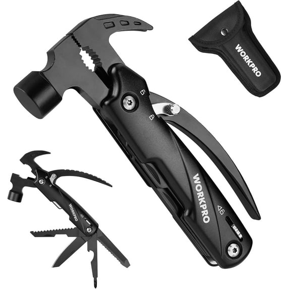 Multitool-12 in 1 Camping Tools with Mini Hammer-EDC Gear Multi Tools ...