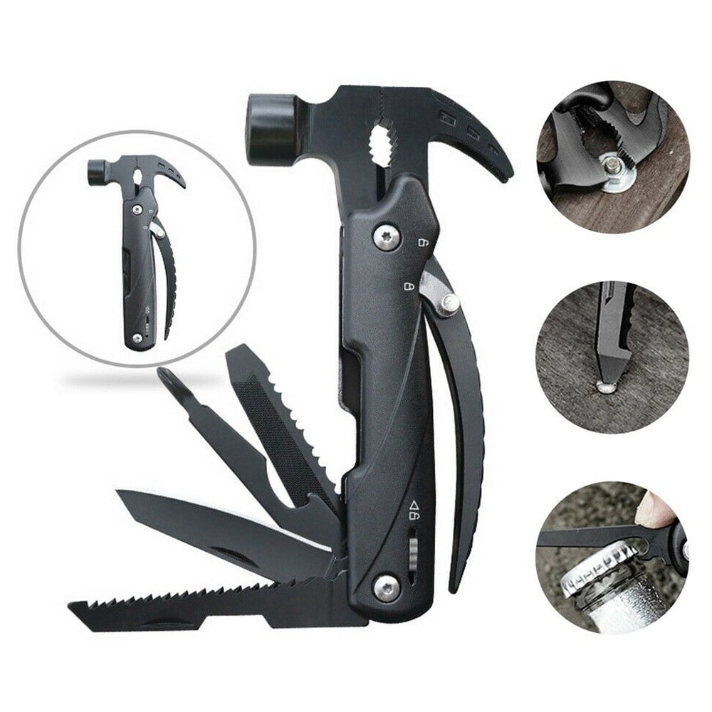 Multitool Hammer, Multi-Functional 12 in 1 Mini Hammer Tool Kit for ...