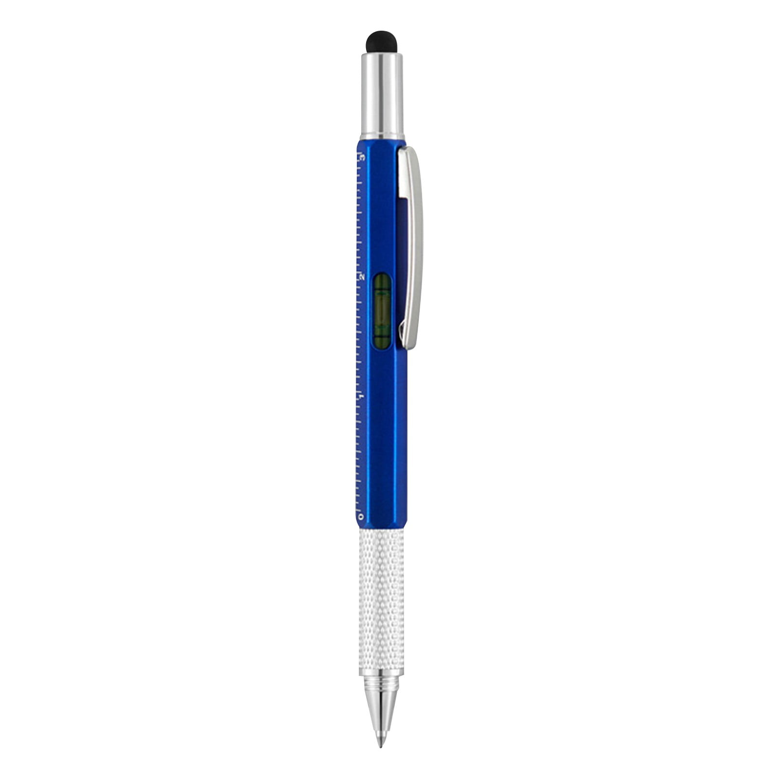 Multitool Pen 6 in 1 Tech Tool Pen with Touchscreen Stylus Ruler Screwdriver Ballpoint Pen Level ...