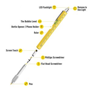 Pen Level Ruler And Screwdriver
