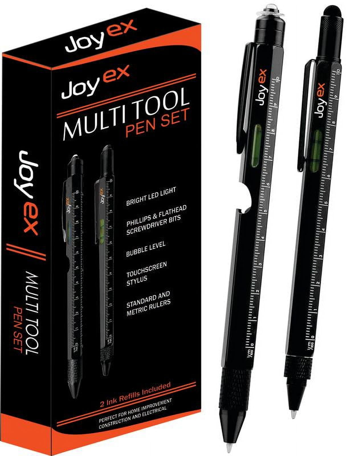 Multitool Pen Set with LED Light, Touchscreen Stylus, Ruler - Walmart.com