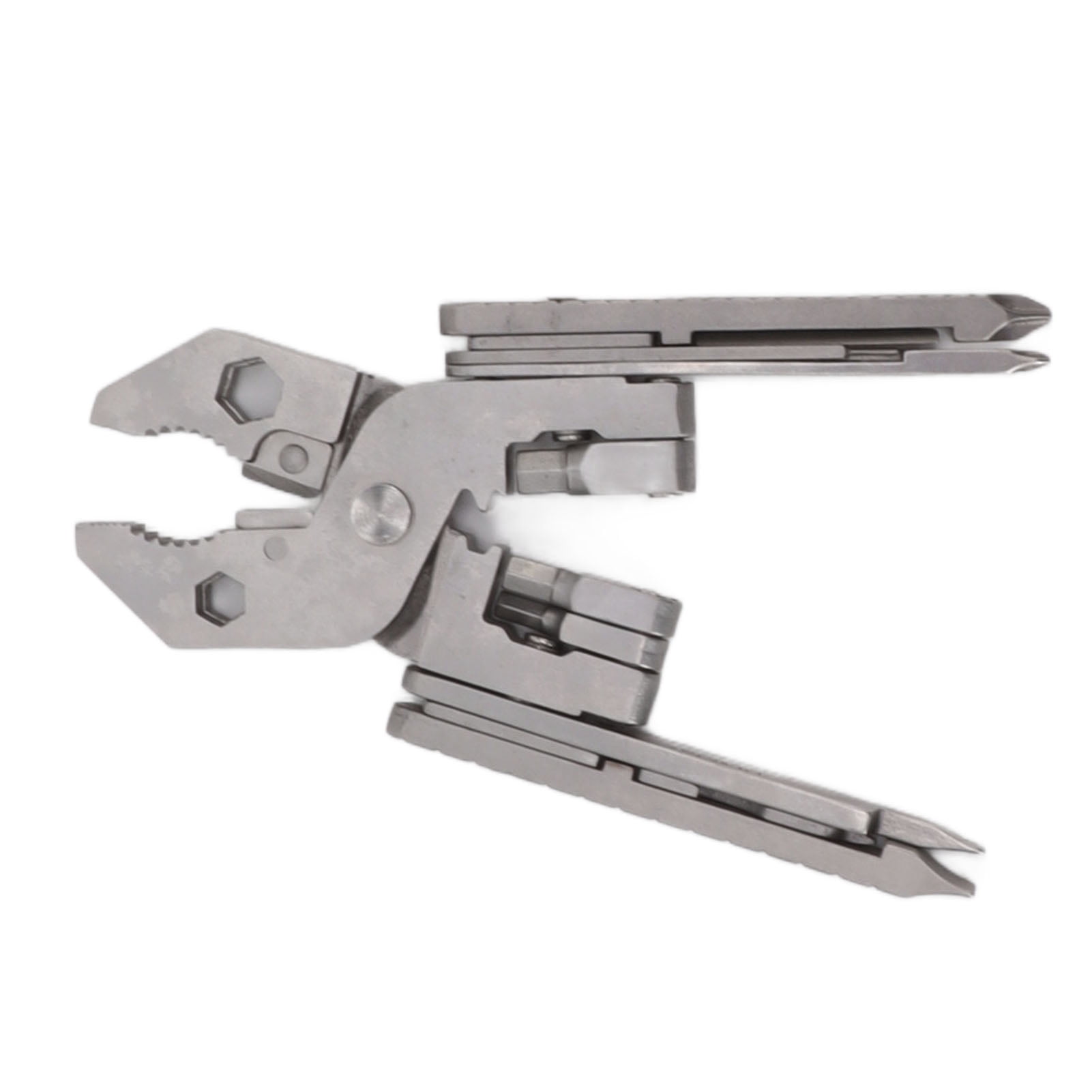Multitool Pliers Cast Steel Screwdriver Card Needle Wire Stripper ...