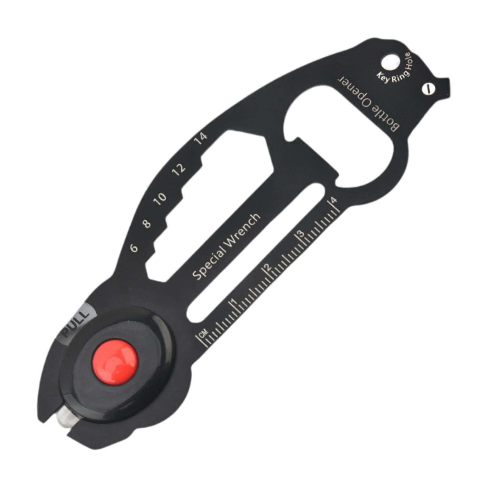 Multitool Pocket Card Key Ring Tool Survival Card Keychain Sized with ...