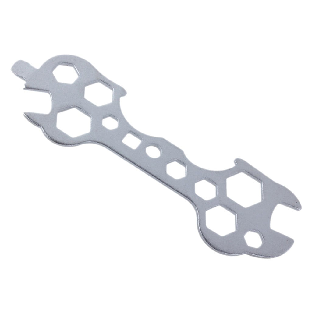 Multitool Portable Wrench 8-17mm Hex Wrench Spanner Bicycle Repair Hand ...