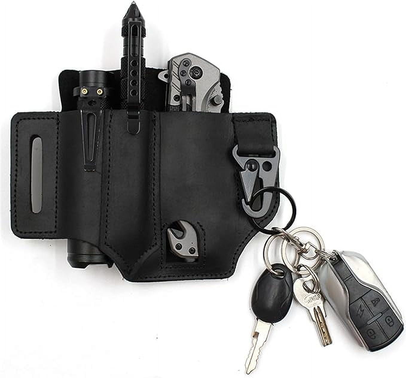Multitool Sheath for Belt, Leather EDC Pocket Organizer for Men ...