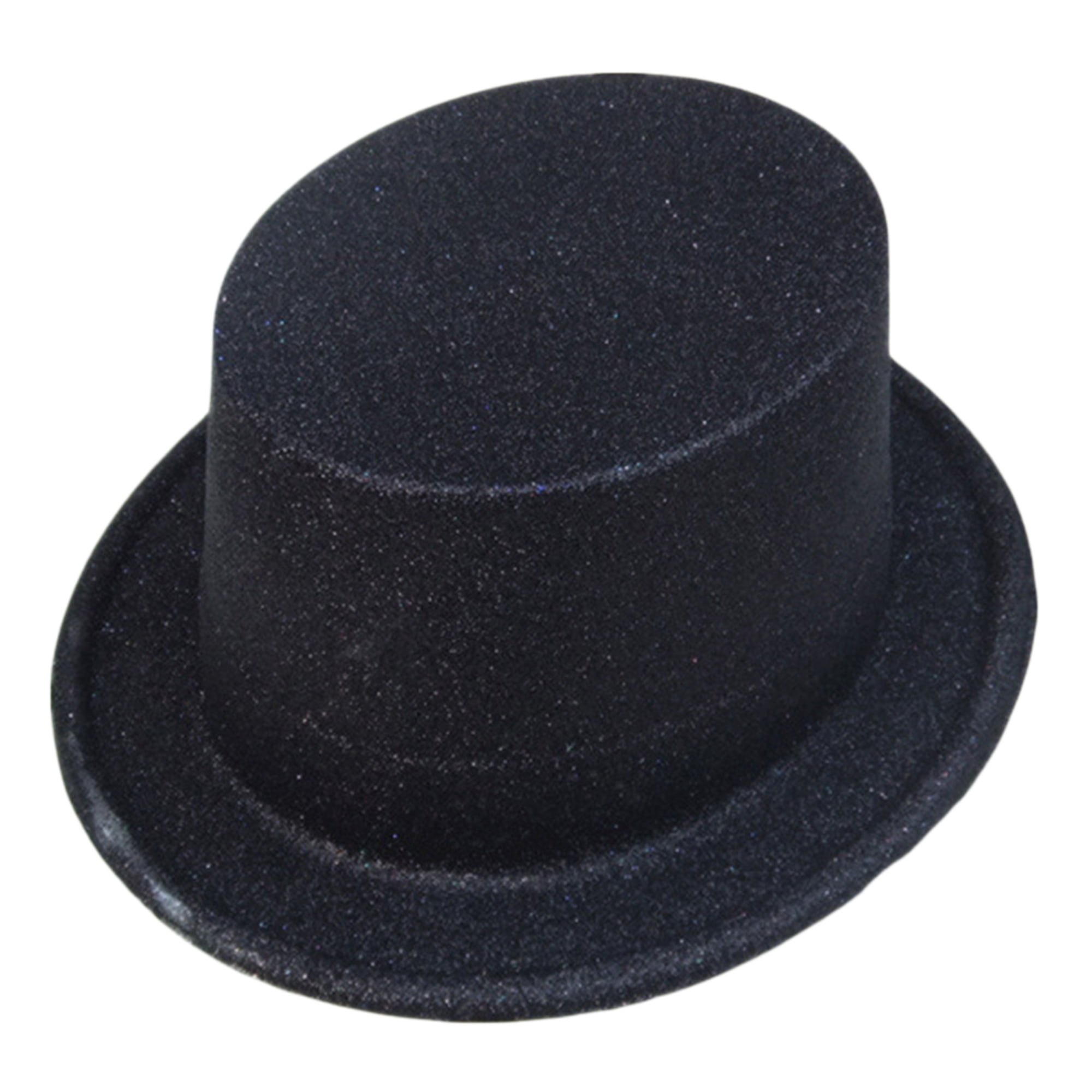 Multitrust Top Hats for Adults, Glitter Tuxedo Hats Costume Magician ...