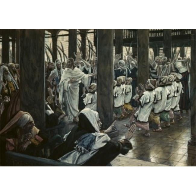 Multitude in the Temple James Tissot 1836-1902 French Poster Print - 18 ...