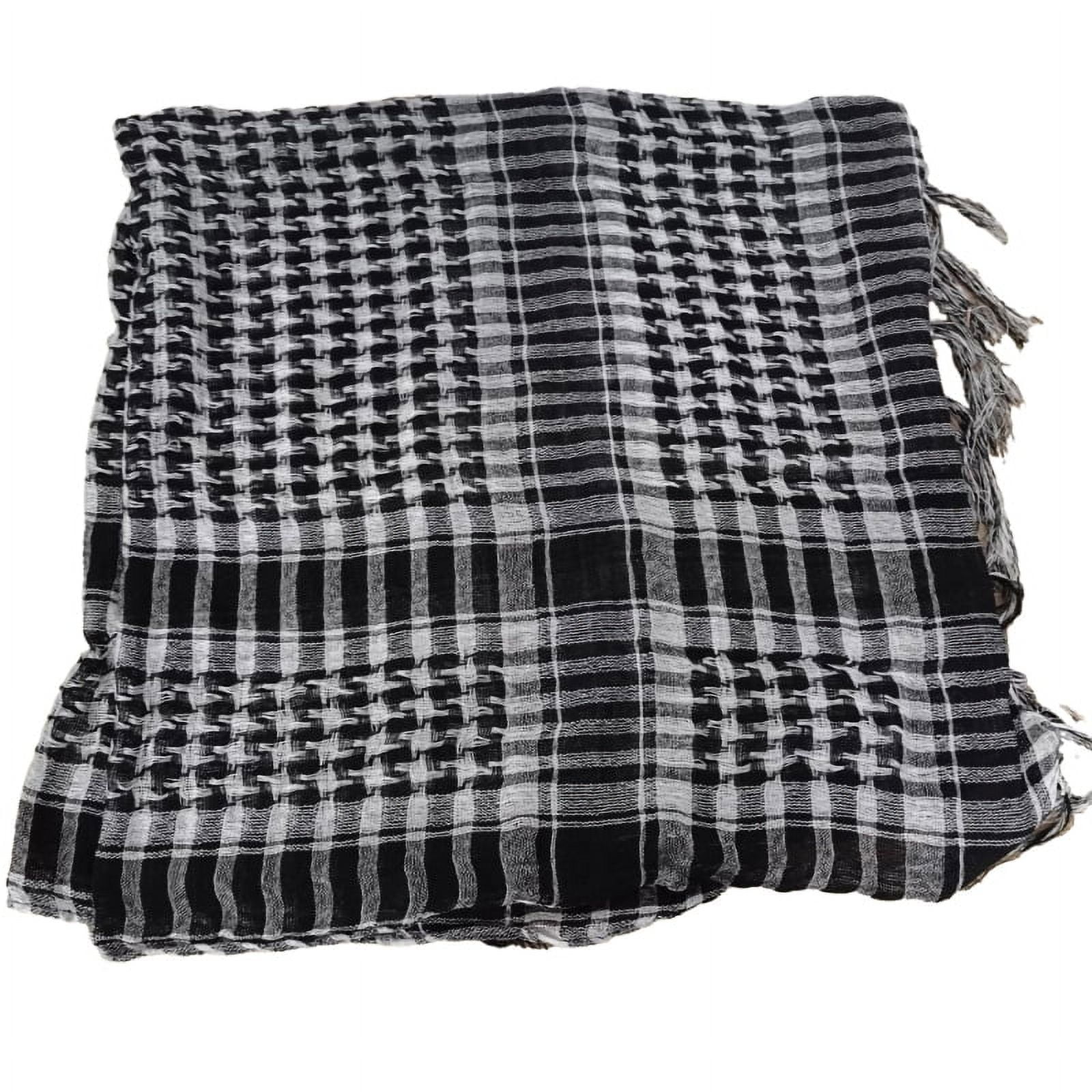 Multiuse Arafat Hijab Scarf Tassels Shawl Bandana Adult Desert Arab ...