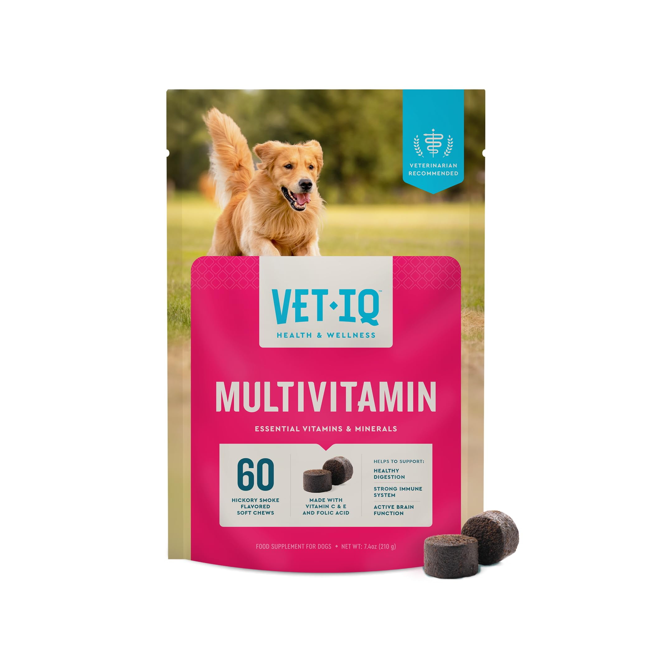 Multivitamin Supplement For Dogs, Supports Active Brain Function ...