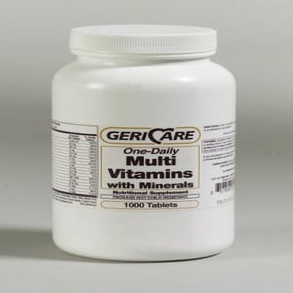 Multivitamin Supplement with Minerals Geri-Care Tablet 1000 per Bottle ...