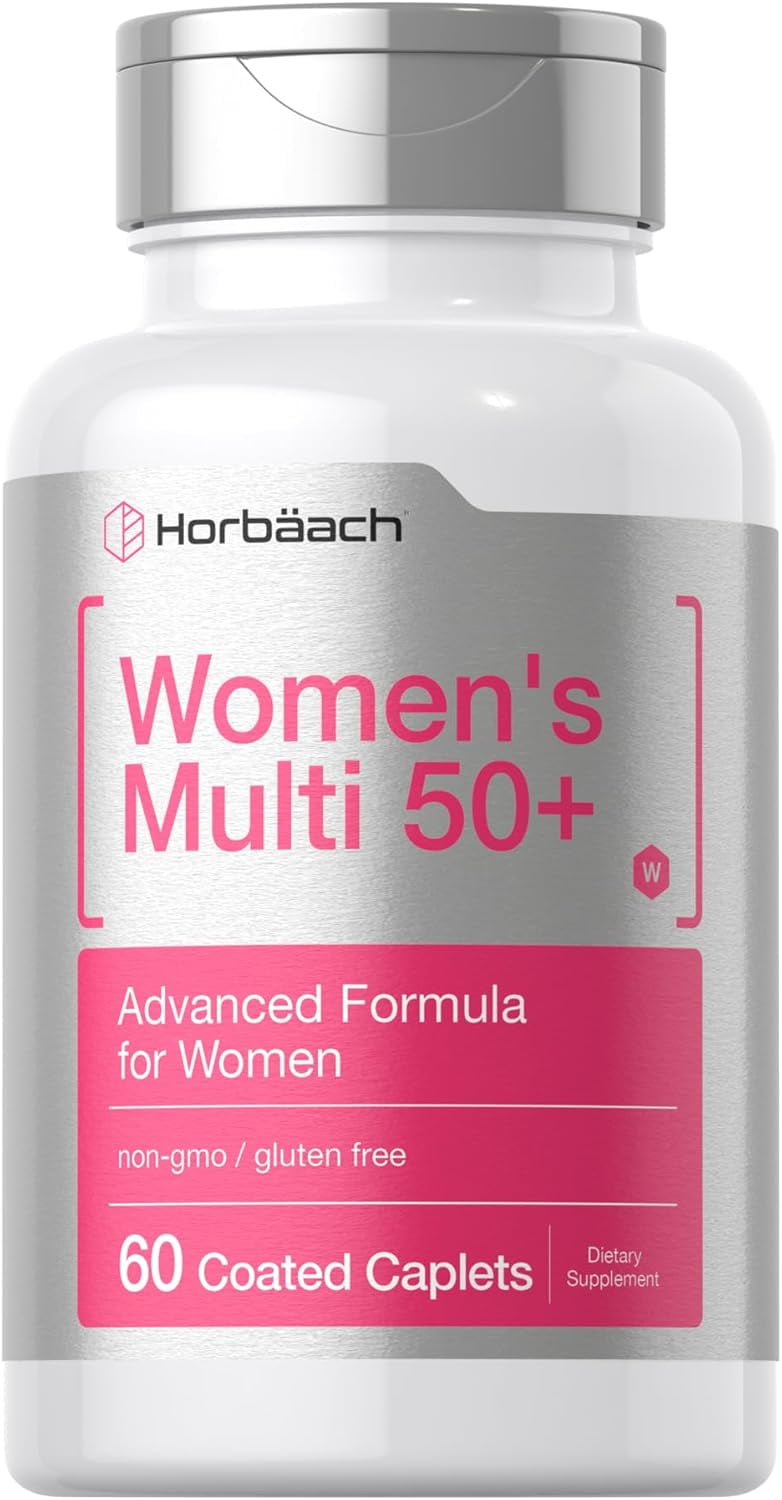 Horbaach, Multivitamin for Women 50+, 60 Coated Caplets - Walmart.com