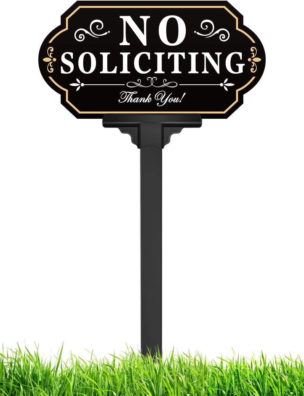 Multiwins No Soliciting Sign JKF25 for House with Height - 12.6 x 6.6 ...