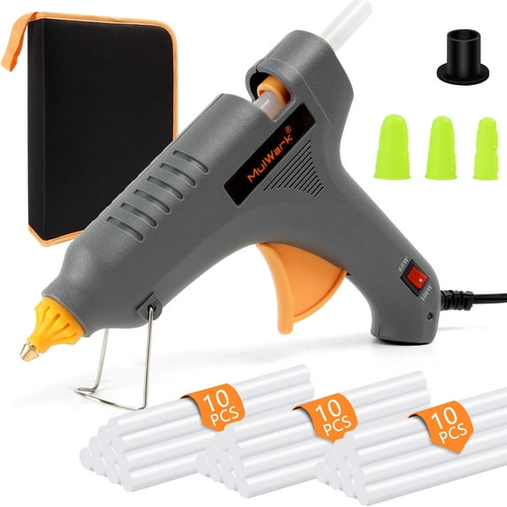 Mulwark Full-Size Hot Glue Gun Kit – High Performance Dual Power 60 ...
