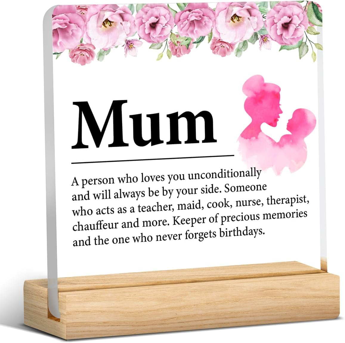 Mum Gift From Daughter Son, Appreciation Gift for Mom Mother Mum, Mum ...