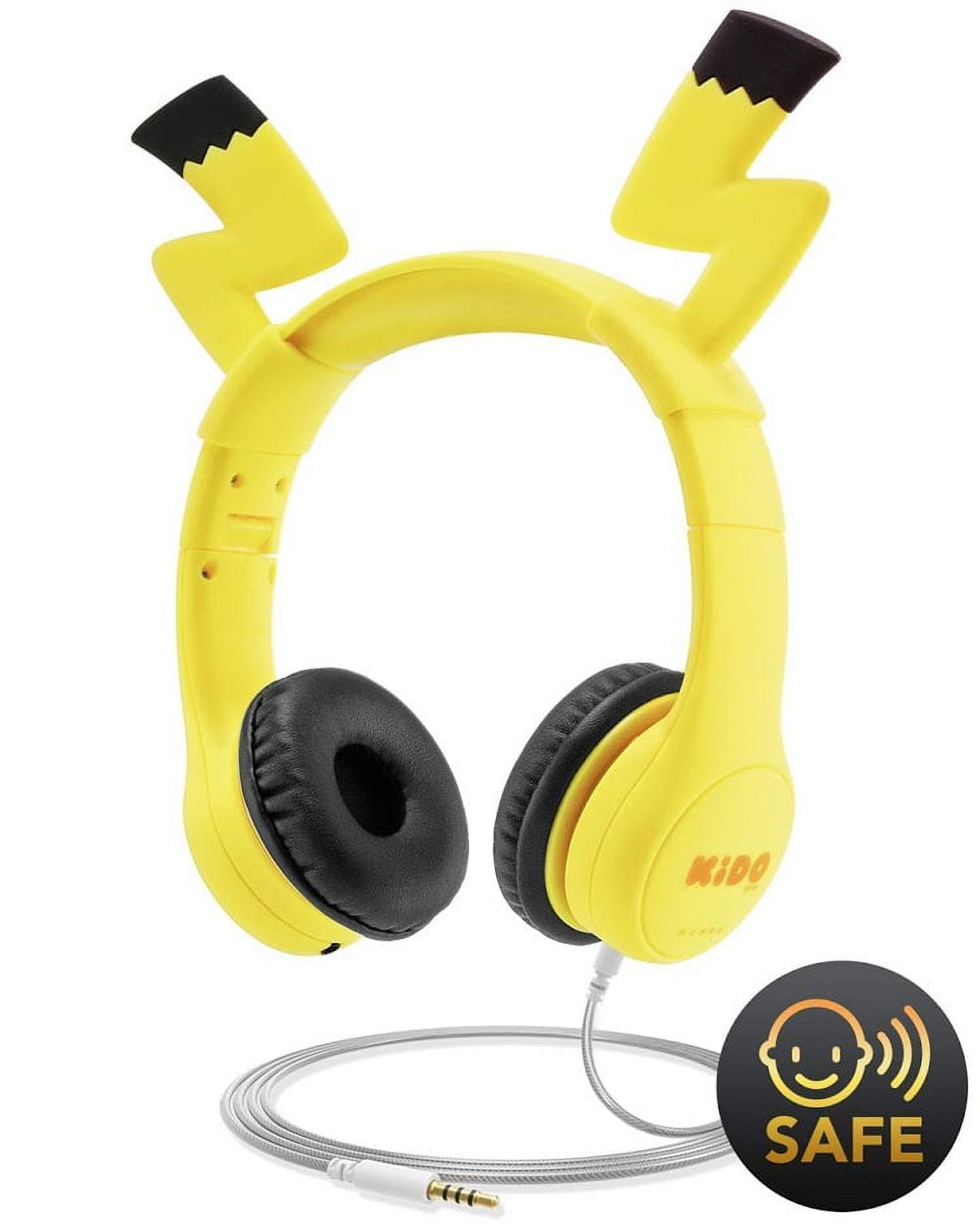 Mumba Kids Overhead Stereo Headphones with VoliBolt Ears, 85dB Volume ...