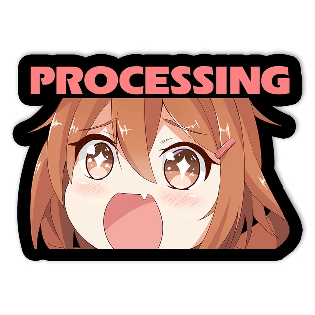 Mumei Processing Loading Peeker Sticker Car Accessoires Stickers Phone ...