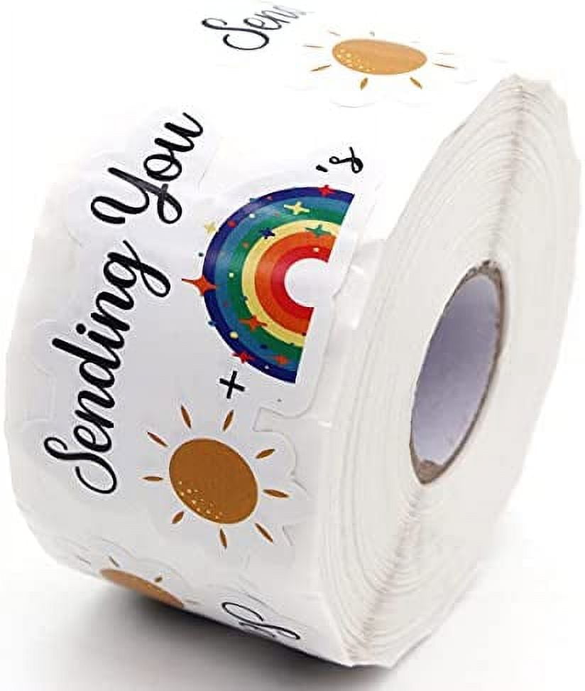 Muminglong 1.5 Inch Sending You Sun Rainbow Sticker,Rainbow Sticker ...