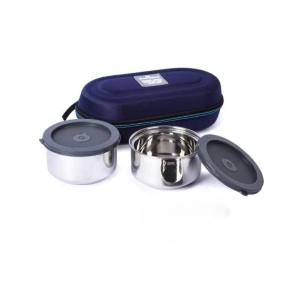 Mumma's LIFE- Single Wall Lunch Box 2 Containers Lunch Box With Lid ...