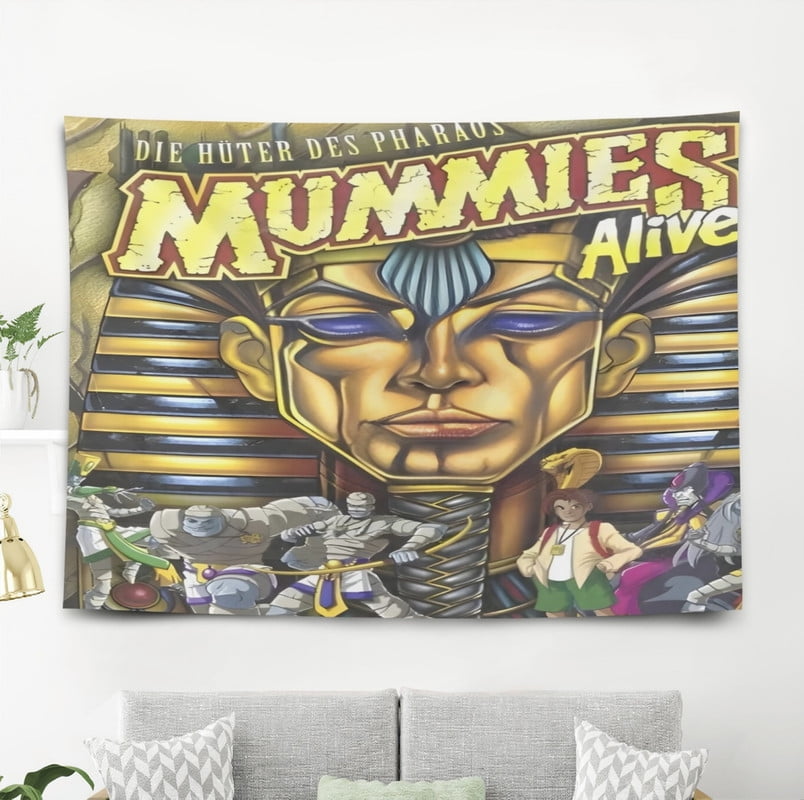 Mummies Alive pattern wall hanging 50*60 inches high-quality peach skin ...
