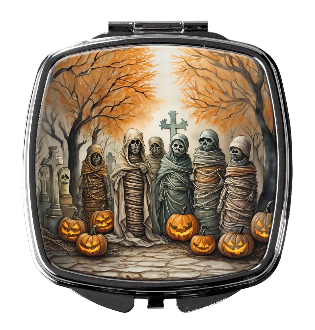 Mummies Spooky Halloween Compact Mirror 2.75 in x 3 in - Walmart.com