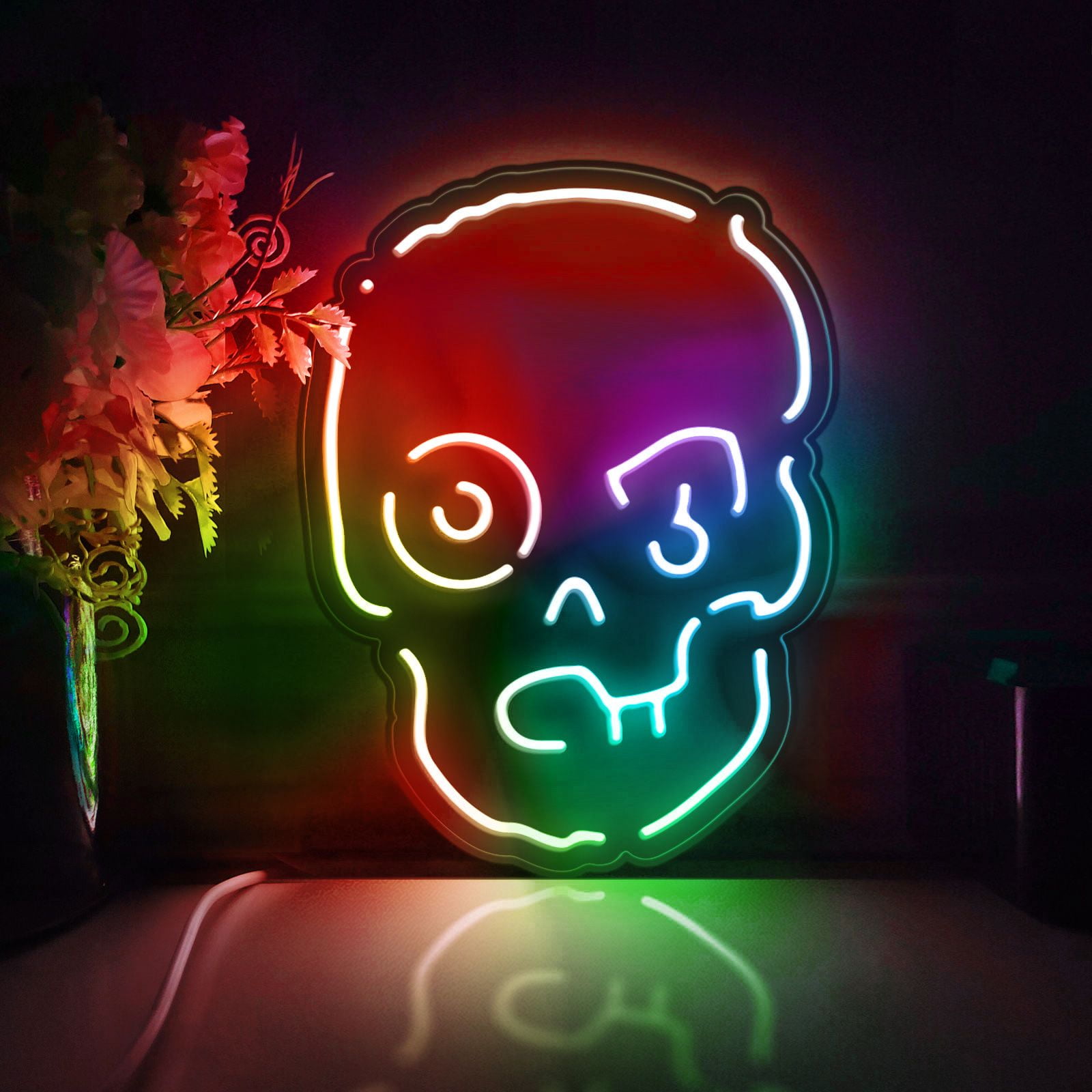 Mummy Led Light Box, Dimmable Neon-Like Light Signs USB Power for Wall ...