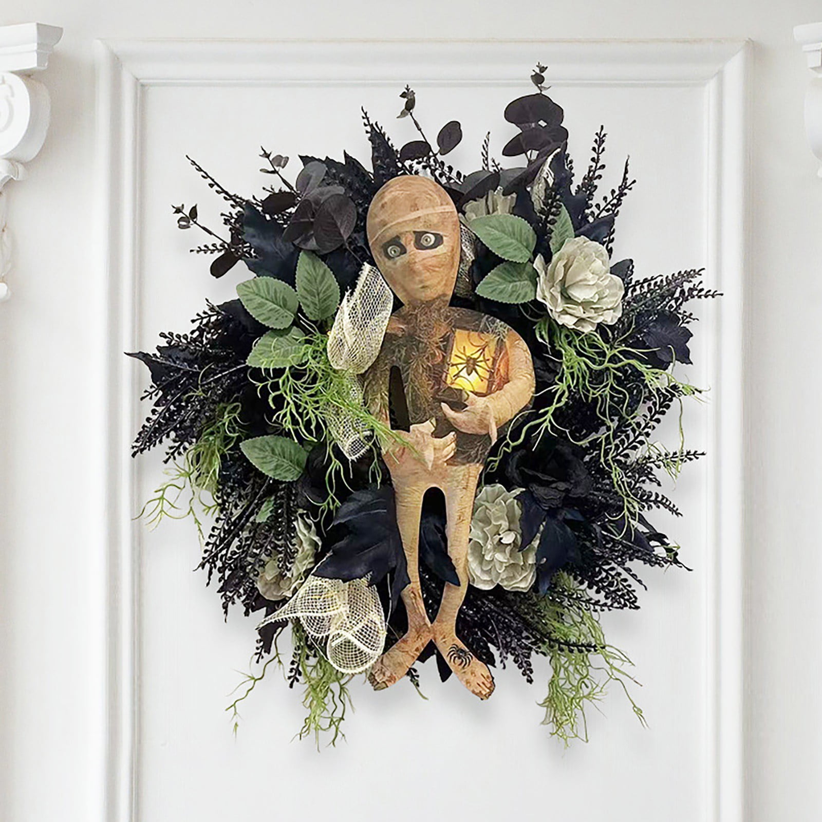 Mummy Wreath,A Mummy Wreath,Halloween Garland Scary Atmosphere ...