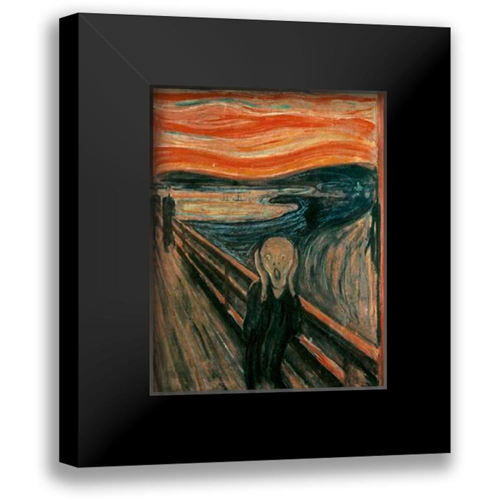 Munch, Edvard 12x14 Black Modern Framed Museum Art Print Titled - The ...