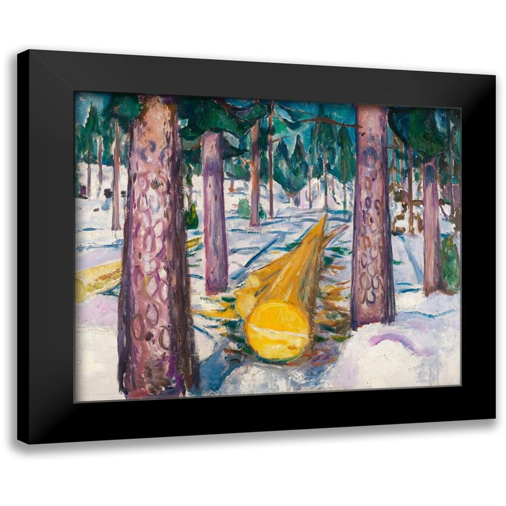 Munch, Edvard 18x15 Black Modern Framed Museum Art Print Titled - The ...