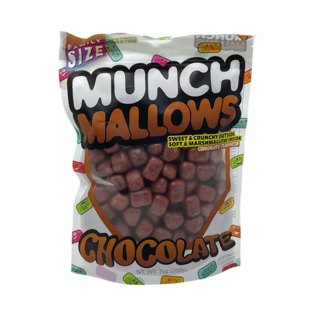 Munch Mallows Chocolate - Marshmallow Chocolate Unique Candy - Fun ...