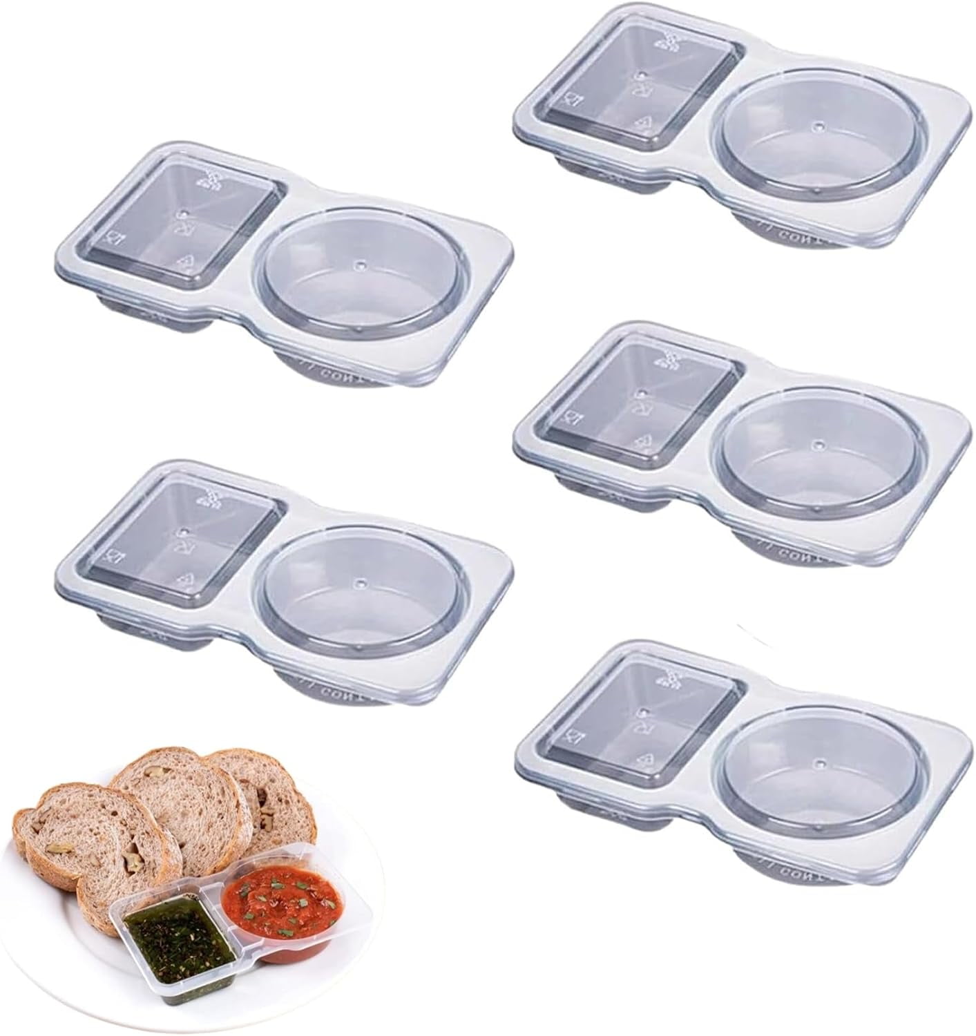 Munch Mate Snack Containers, Grab and Go Snack Containers, 2 ...