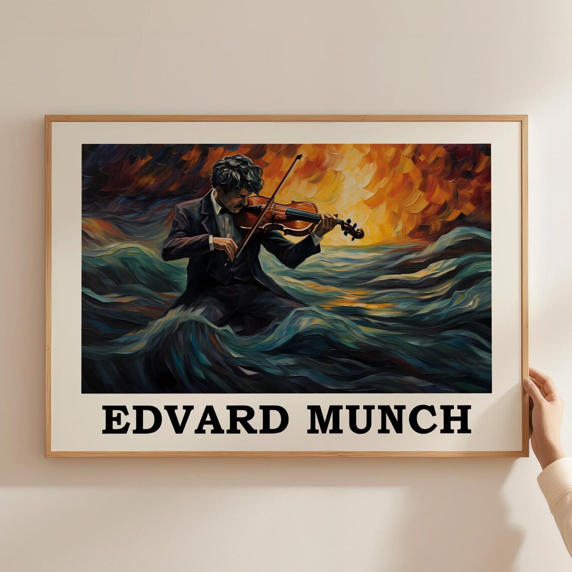 Munch Poster - Surreal Art, Classical Edvard Munch Print - Scandinavian ...