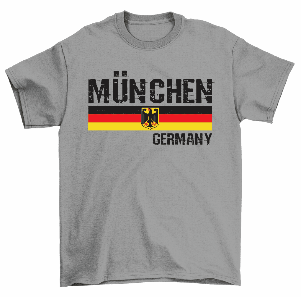Munchen Germany Munich German Flag T-Shirt Men Women - Walmart.com
