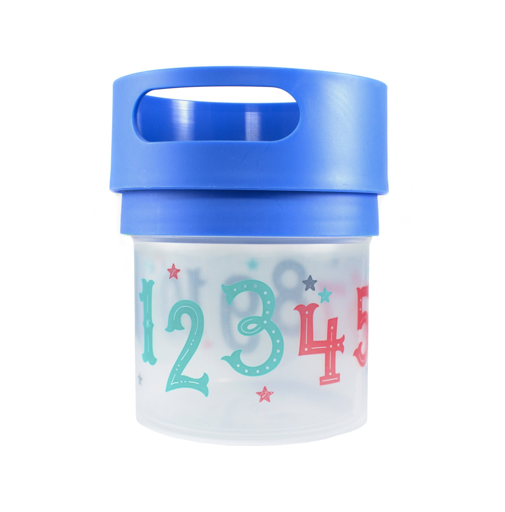 Munchie Mug No Spill Snack Cup; Blue 12 oz - Walmart.com
