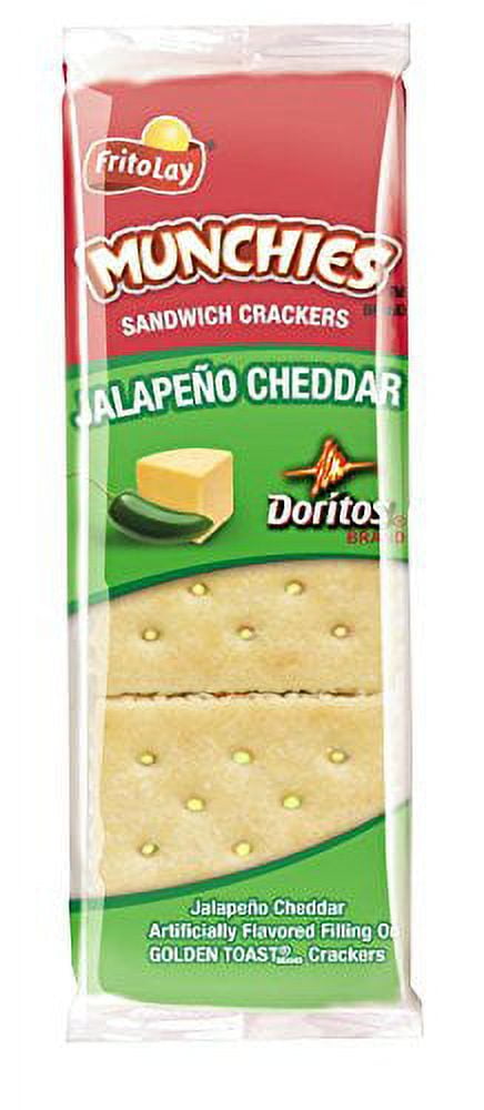 Munchies Crackers, Jalapeno and Cheddar, 1.38 Ounce (Pack of 96 ...