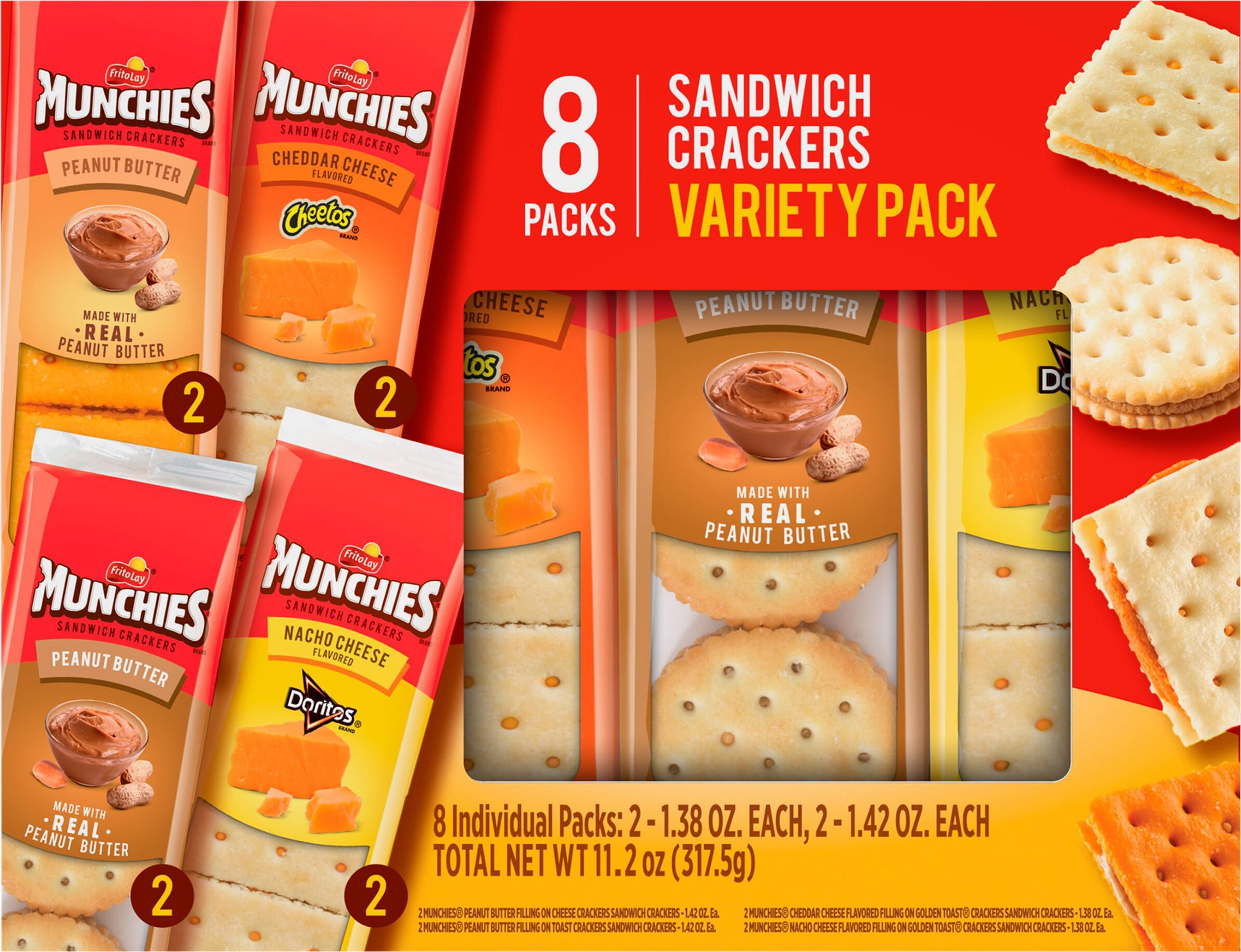Munchies Crackers Variety Pack11.2 Oz - Walmart.com